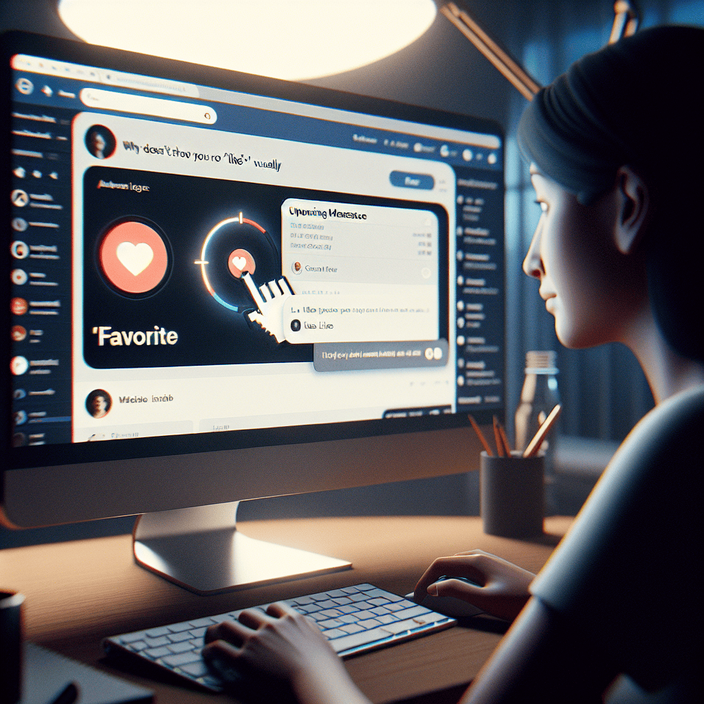 Understanding the 'Favorite' Feature: Why It Doesn't Show Your Likes Visually ...